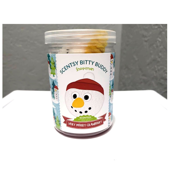Scentsy | Holiday | Scentsy Bitty Buddy Snowman Very Merry Cranberry ...